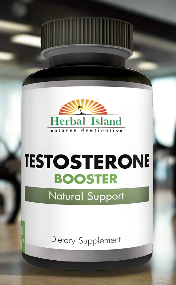 Testosterone Booster - All Natural - 90 Capsules | Herbal Island