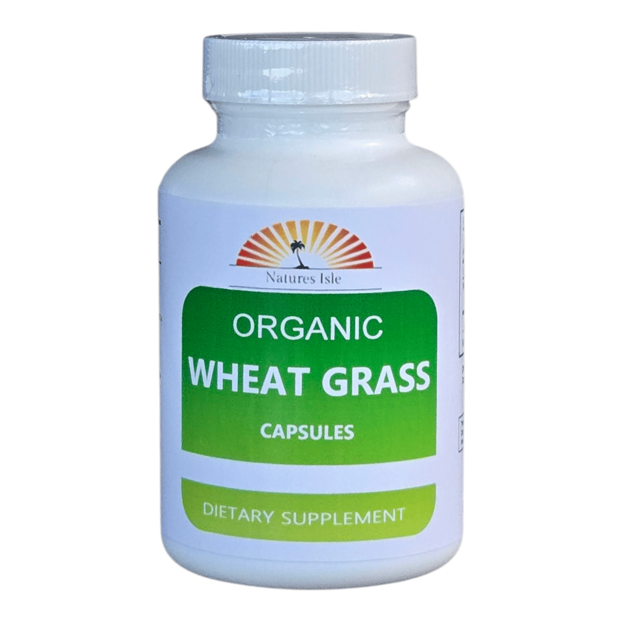 Wheatgrass Capsules - Organic | Herbal Island